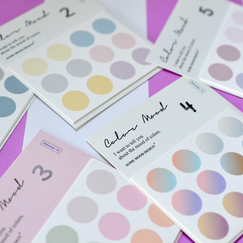 Color mood stickers 13mm – verschiedene Varianten – Rasmussons