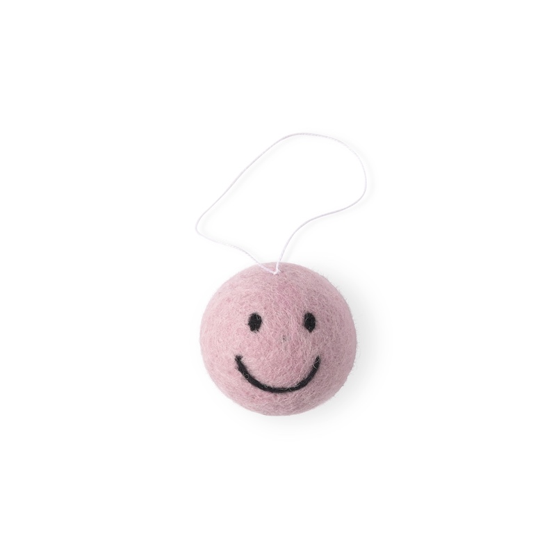 Filzanhänger SMILEY lavender – Rasmussons